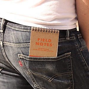 Field Notes: Heavy Duty Edition 2 Pack - Top Spiral Bound Memo Books - Ruled and Graph Paper - 3.5 x 5.5 Inch