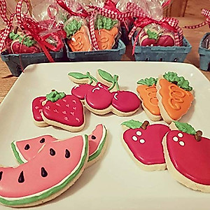Strawberry Fruit 3.5 Inch Cookie Cutter from The Cookie Cutter Shop – Tin Plated Steel Cookie Cutter – Made in the USA