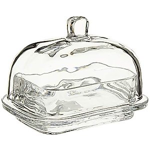 Abbott Collection 27-CONTINENTAL Large Rectangle Covered Butter Dish, 7" L