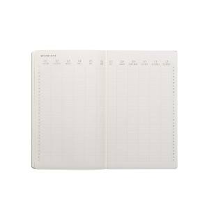 DesignWorks Ink Standard Issue No. 17 Hardcover Cloth Blue 7.25" x 11.75" Tall Notebook Journal with 96 Lined Pages - Perfect for Office Work, Writing, and Journaling