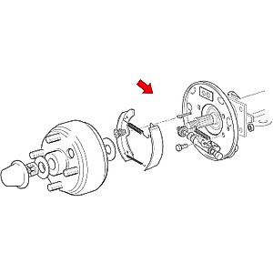 Huskey Parts Company Golf Cart Brake Cluster Assembly for EZGO TXT PDS 1996+ Driver & Passenger Side Replaces OEM Number(s): 612211, 612189