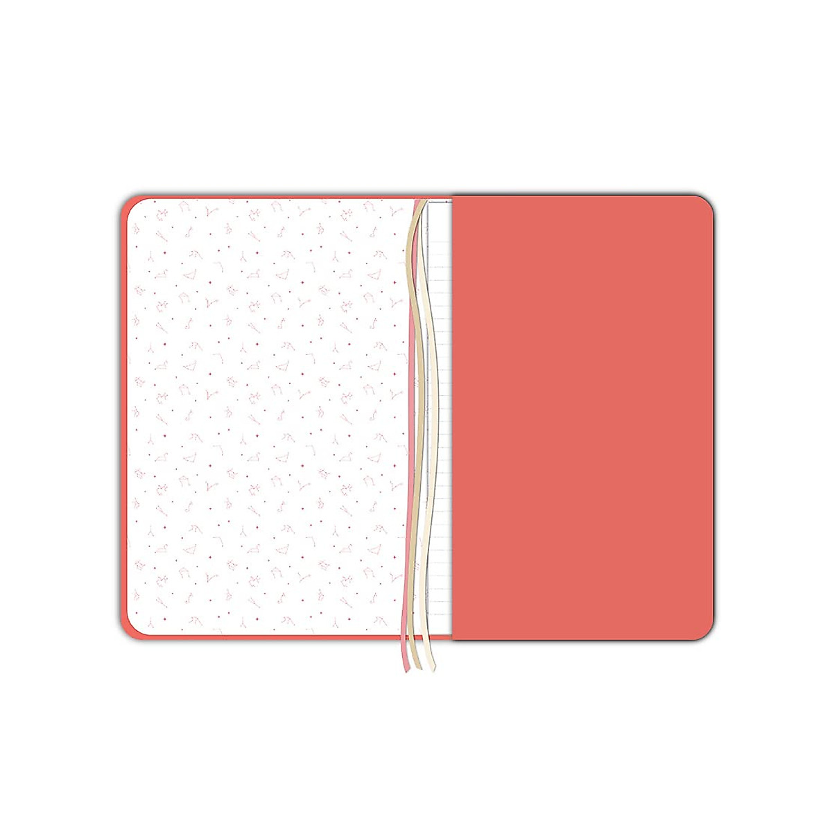 Southworth Medium Case Bound Journal, 5.5" x 8.25", Boho Mystical Pink, Premium 28 lb/105 gsm Paper, 160 Lined Sheets (91388)