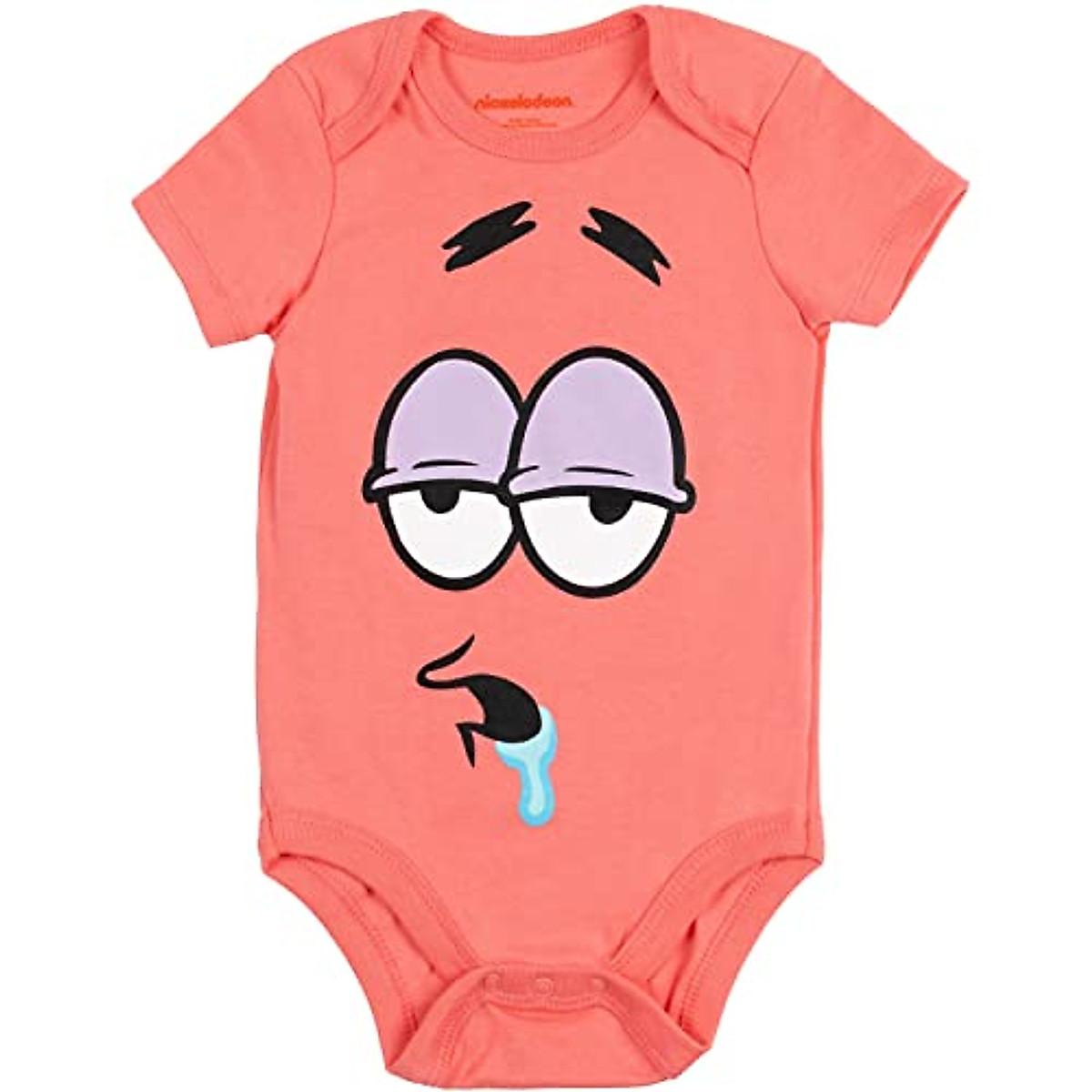 SpongeBob SquarePants Squidward Plankton Patrick Baby Boys 5 Pack Bodysuit 3-6 Months