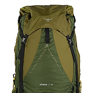 Osprey Atmos AG LT 50L Men's Backpacking Backpack, Night Shift/Scoria Blue, S/M