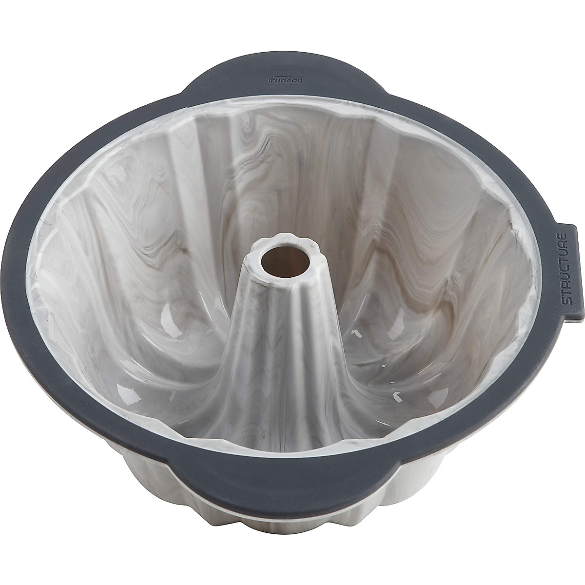 Trudeau 'Structured Silicone Pro' Fluted Cake Pan, Marble-color, 10Cup