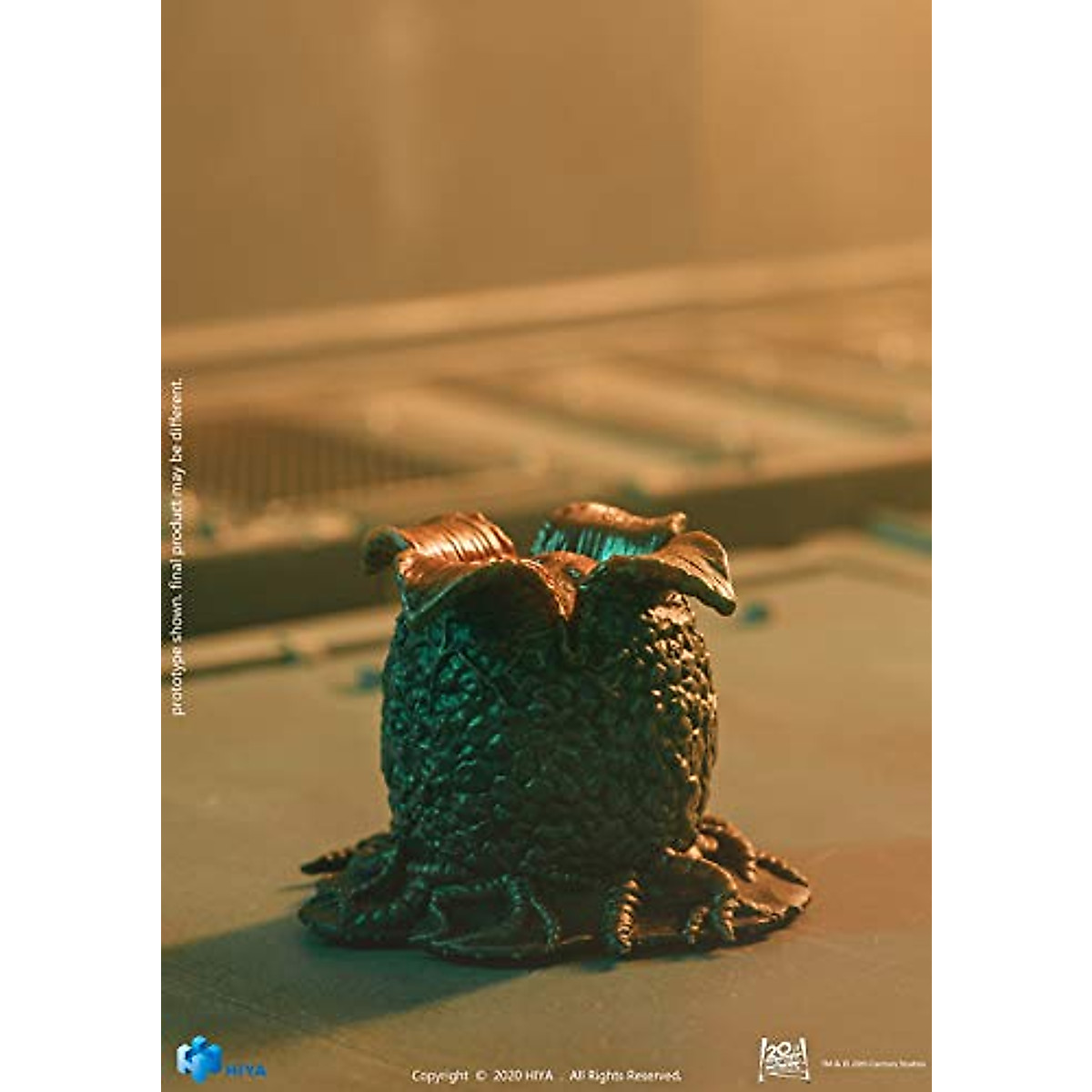 Hiya Toys Aliens: Ovomorph & Facehugger 1:18 Scale Action Figure Set, Multicolor