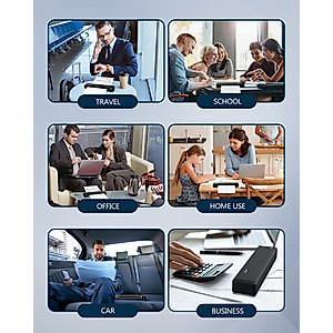 HPRT Portable Printer Wireless Bluetooth Thermal Transfer Mobile Printer Inkless Phone Compatible with Android and iOS, Laptop for Travel 8.5" X 11" US Letter&A4 Paper (USB Driver Included)