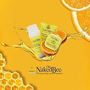 The Naked Bee Orange Blossom Honey Foam Soap (12 oz) Liquid Foaming Hand Soap - Mild Cleanser to Reduce Dryness - Gentle Foam for Clean and Soft Hands