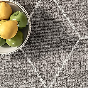 nuLOOM Veronica Geometric Honeycomb Area Rug, 8' x 10', Grey