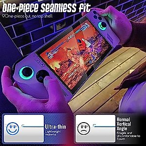 Orzero (3 Pack Compatible for ROG Ally (Upgraded) Tempered Glass Screen Protector, (Full Coverage) Anti Scratch 9 Hardness 2.5D Arc Edges Bubble-Free (Lifetime Replacement)