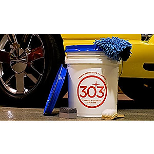 303 Tire Brush - Ultimate Agitation Power for Removing Dirt and Debris - Easy Grip Handle - Works Best with 303 Tire Cleaning Products,1 Pack (39023)