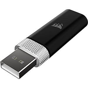 Corsair Virtuoso RGB Replacement Dongle Plug USB Receiver Transceiver Adapter RDA0023 CA-9011186 (Works with White/Silver RGB Virtuoso Wireless Headset Only) (for Headset Version v0.17.149 Only)