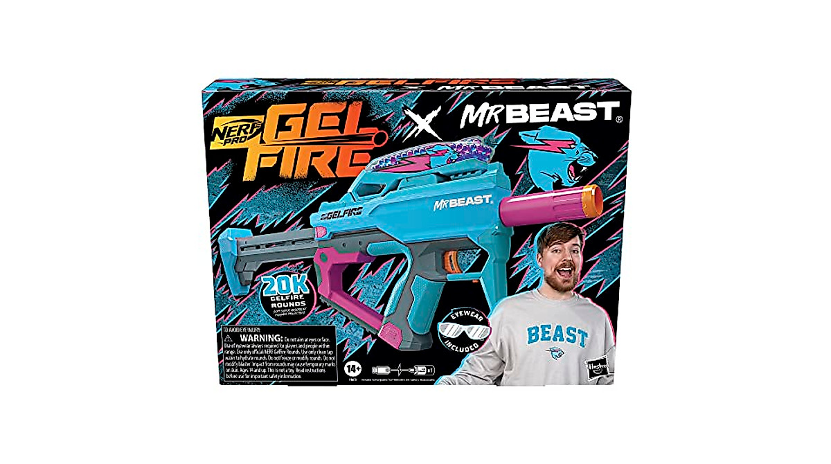 NERF Pro Gelfire X MrBeast Blaster – High-Performance Gel Blaster