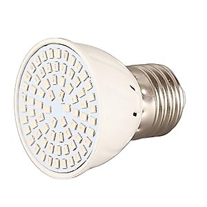 Full Spectrum Grow Light, 36W LED Grow Light Bulb -52 Red + 20 Blue AC220V 72 LEDs SMD2835 Plants LED Lamp Bulbs for Small Grow Box, Grow Tent, DIY Hydroponics, Bonsai, Garden etc