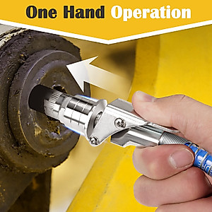 CAREVER Stocking Stuffers Birthday Gifts for Men Women - Grease Gun Coupler Zerk Fittings and Electric Lighter for Candle USB Rechargeable