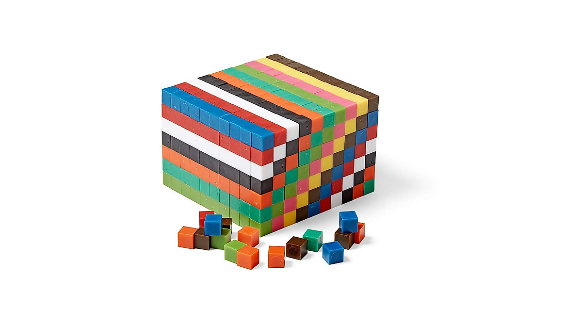 hand2mind Counting Cubes - 1000 Math Manipulatives