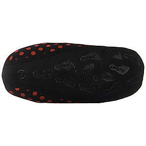 Nufoot Ballet Flats Women's Shoes Foldable & Flexible Flats Slipper Socks Travel Slippers & Exercise Shoes Dance Shoes Yoga Socks House Shoes Indoor Slippers Black with Red Polka Dots Small