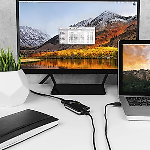 Plugable USB 2.0 to DVI, VGA, or HDMI Multi-Monitor External Video Graphics Card Adapter up to 1920x1080 Supports Windows 11, 10, 8.1, 7, XP, Mac, and ChromeOS