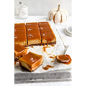 BB Candles Winter & Fall Collection - Natural Soy Hand Poured Fragrant Candles, Frosted Jars with Bamboo Lid, Home Decor & Relaxation, 90+ Hours Burn Time, 12oz (Fall Label - Salted Caramel Pumpkin)