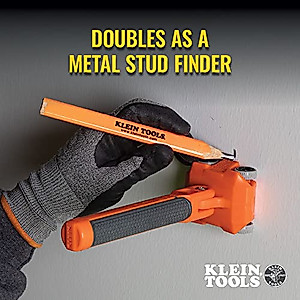 Klein Tools 50611 Magnetic Wire Puller, Pulls Electrical Wire Behind Walls/Tight Spaces, Stainless-Steel Leader, Cable Pulling, Rare Magnet