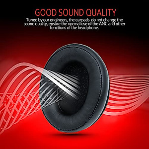 Krone Kalpasmos Earpads for HyperX Headset, HyperX Cloud 2 Replacement Earpads, HyperX Clouds Ear Pads, fit HyperX Cloud ALPHA/1/2/WIRELESS/ALPHA/ALPHA S/CORE/Stinger/Flight/Mix