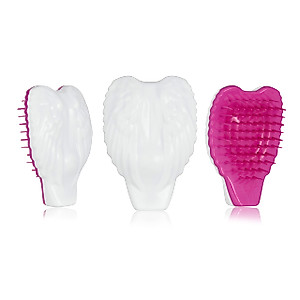 Tangle Angel Essential ReBorn Hair Brush White and Fuchsia
