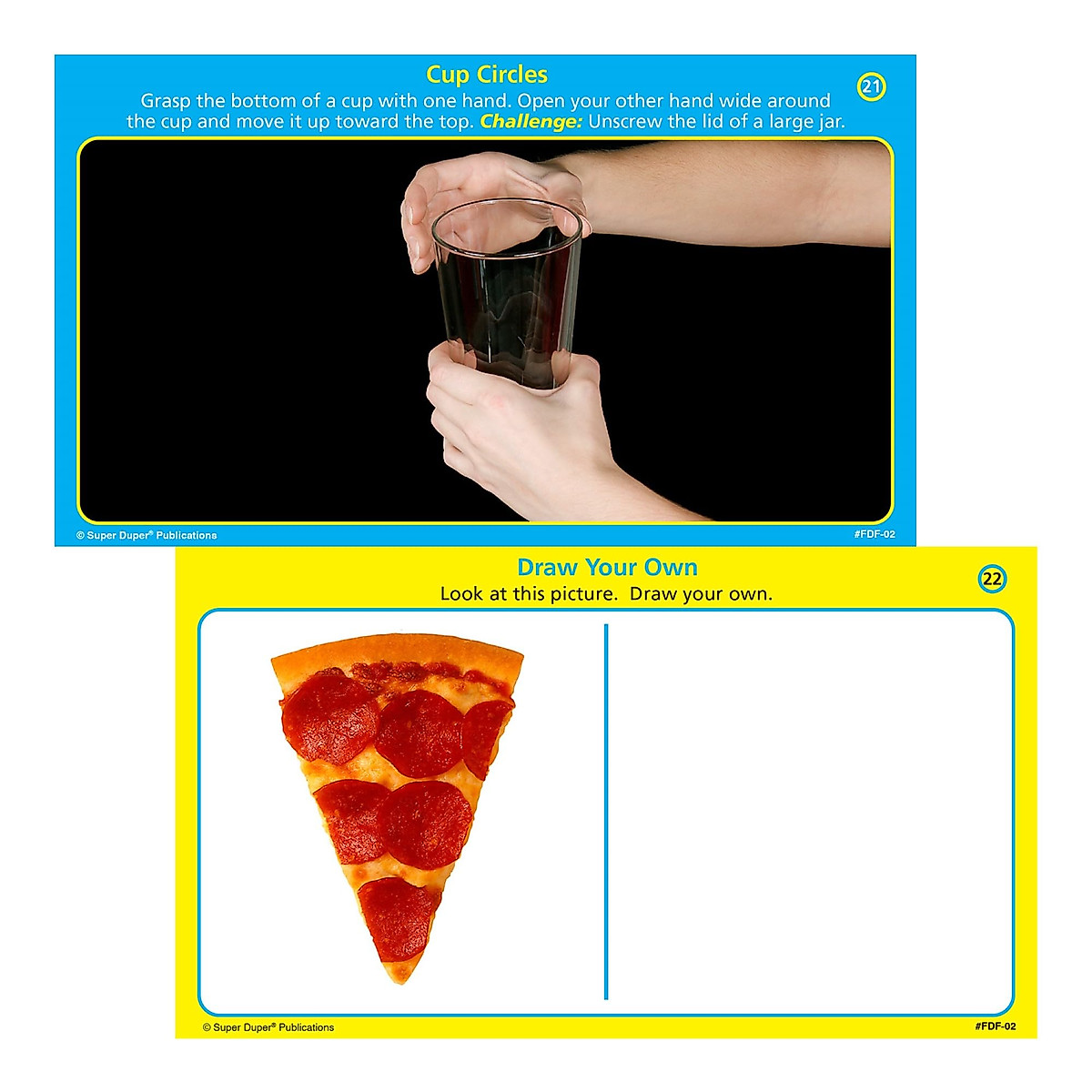 Super Duper Publications | Photo Fine Motor Activities Fun Deck Flash Cards | Educational Learning Resource for Children