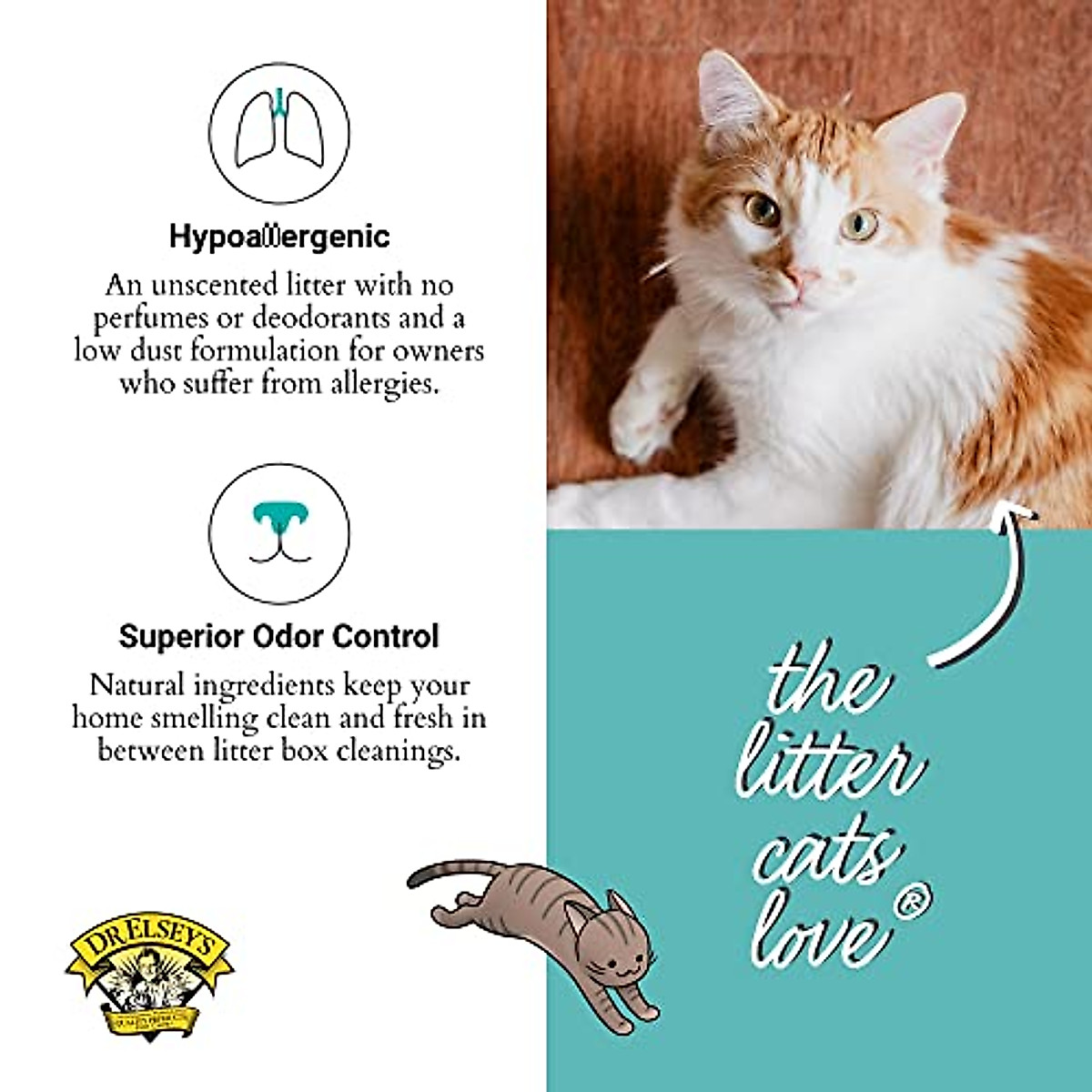 Dr. Elsey's Respiratory Relief Gel Cat Litter, 7.5-lb Bag