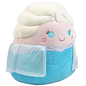 Squishmallow 10" Disney Frozen Elsa Plush - Officially Licensed Kellytoy - Cute and Soft Stuffed Animal Toy - Gift for Kids