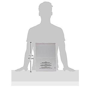 Uline Suffocation Warning Poly Bag, 1.5 ml Self-Sealed, 100 Count (S-19131) 11x14