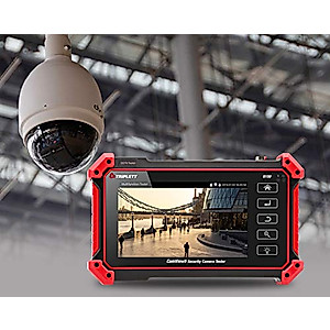 Triplett 8150 CamView IP Pro 5 CCTV Security Camera Tester with 5" Touchscreen - 4K / 1080P IP, Analog, TVI, CVI, AHD
