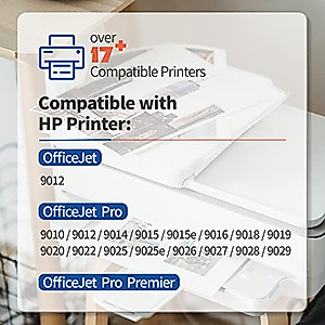 INKCLOUD 962XL High-Yield Ink Cartridges Replacement for HP 962 962 XL for HP OfficeJet Pro 9015e 9025 9018 9015 9025e 9010 9012 9020 9022 9026 9027 9028 Printer (Black, Cyan, Magenta, Yellow) 4 Pack