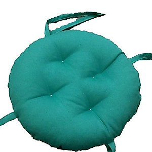 NVEOP Round Bar Stool Cushion with 4 Ties 12 inch, Comfortable Sitting for Round Wooden or Metal Stools, Make Your Old Stool New(Stool Cushion only, Stool not Included)