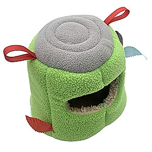 ZYP 2 PCS Winter Warm Bird Nest, Bird Snuggle Cave Shed Hut Hanging Hammock Cage, Plush Birds Hideaway Sleeping Bed House for Parakeet Cockatiel Conure Cockatoo Macaw