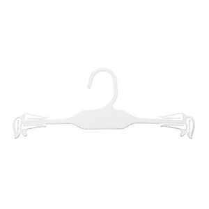 Clothes Hanger, 10Pcs Plastic Socks,Clothes Bra Underwear Hanger Wardrobe Closet Drying Rack Organizer - White
