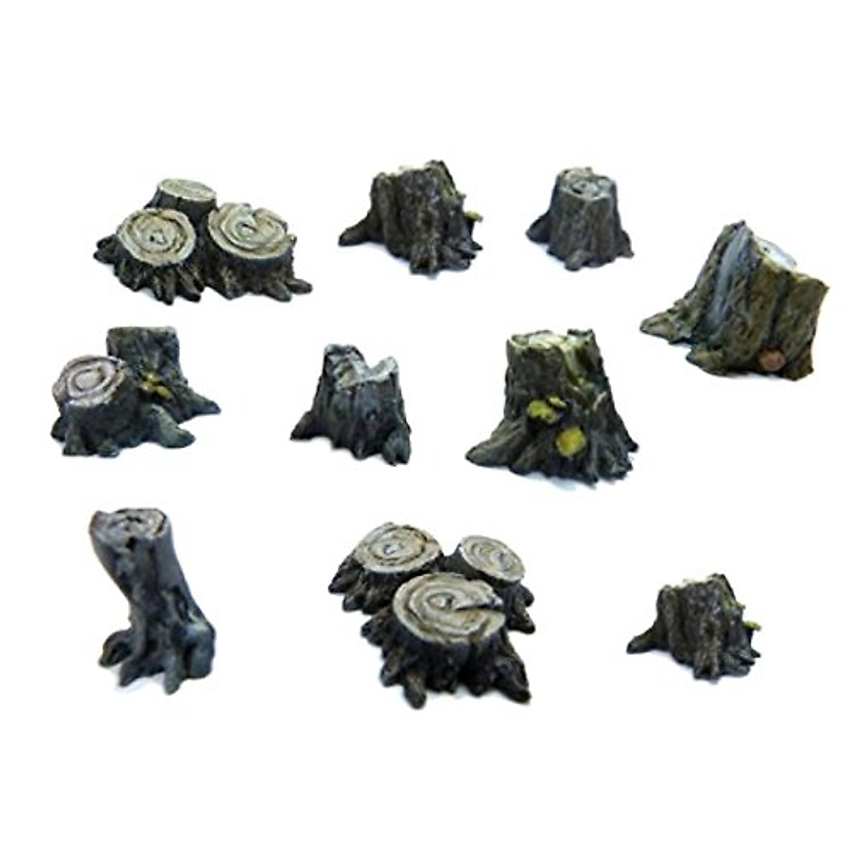 グリーンスタッフワールド 切り株セット 若木 (10個入) ミニチュア用アクセサリー GSWD-1685