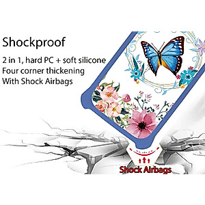 jioeuinly Case for Moto Thinkphone Case Compatible with Motorola Thinkphone Phone Case Cover [with Tempered Glass Screen Protector][Hard PC + Soft Silicone][Ring Support] [Luminous Effect] YGL-LHD