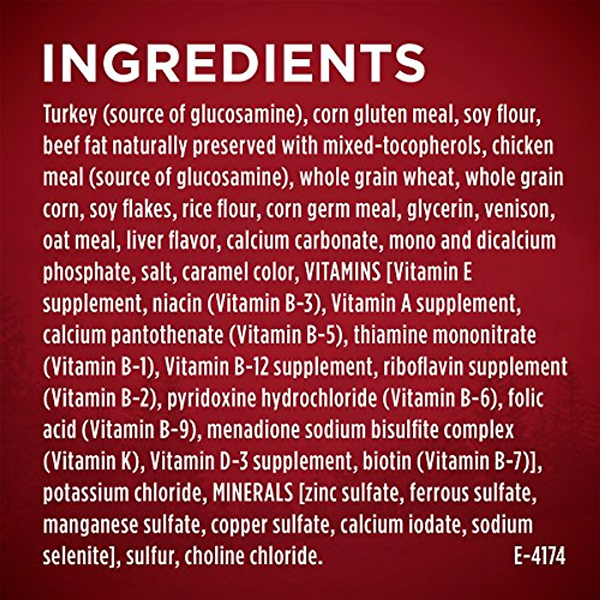 Purina ONE High Protein, Natural Dry Dog Food, True Instinct With Real Turkey & Venison - 3.8 lb. Bag