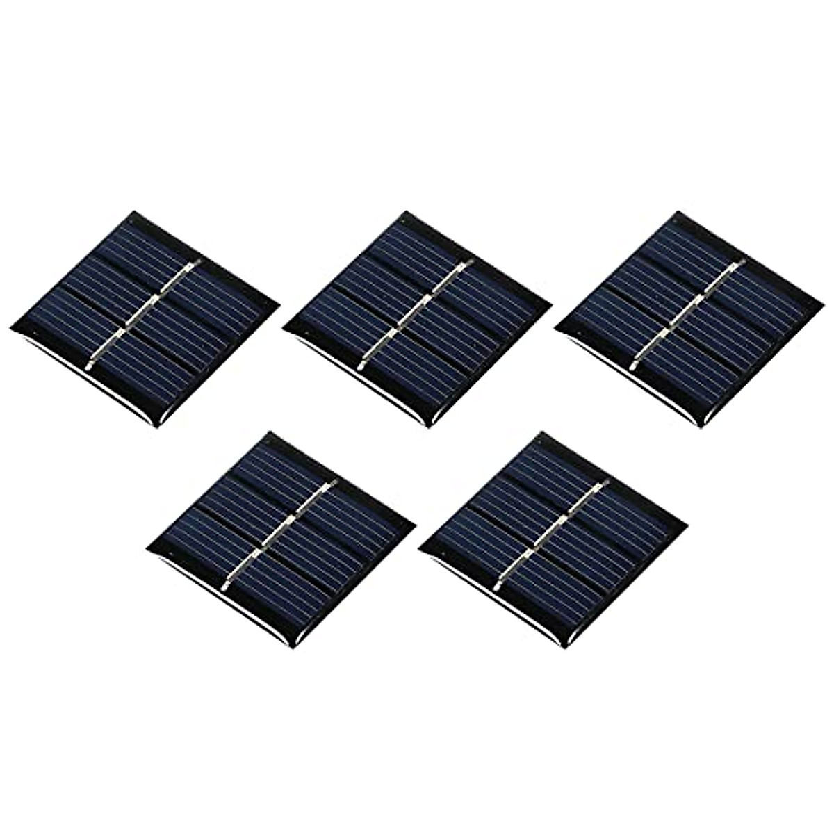 MECCANIXITY Mini Solar Panel Cell 1.5V 60mA 0.09W 30mm x 30mm for DIY Electric Power Project Pack of 5