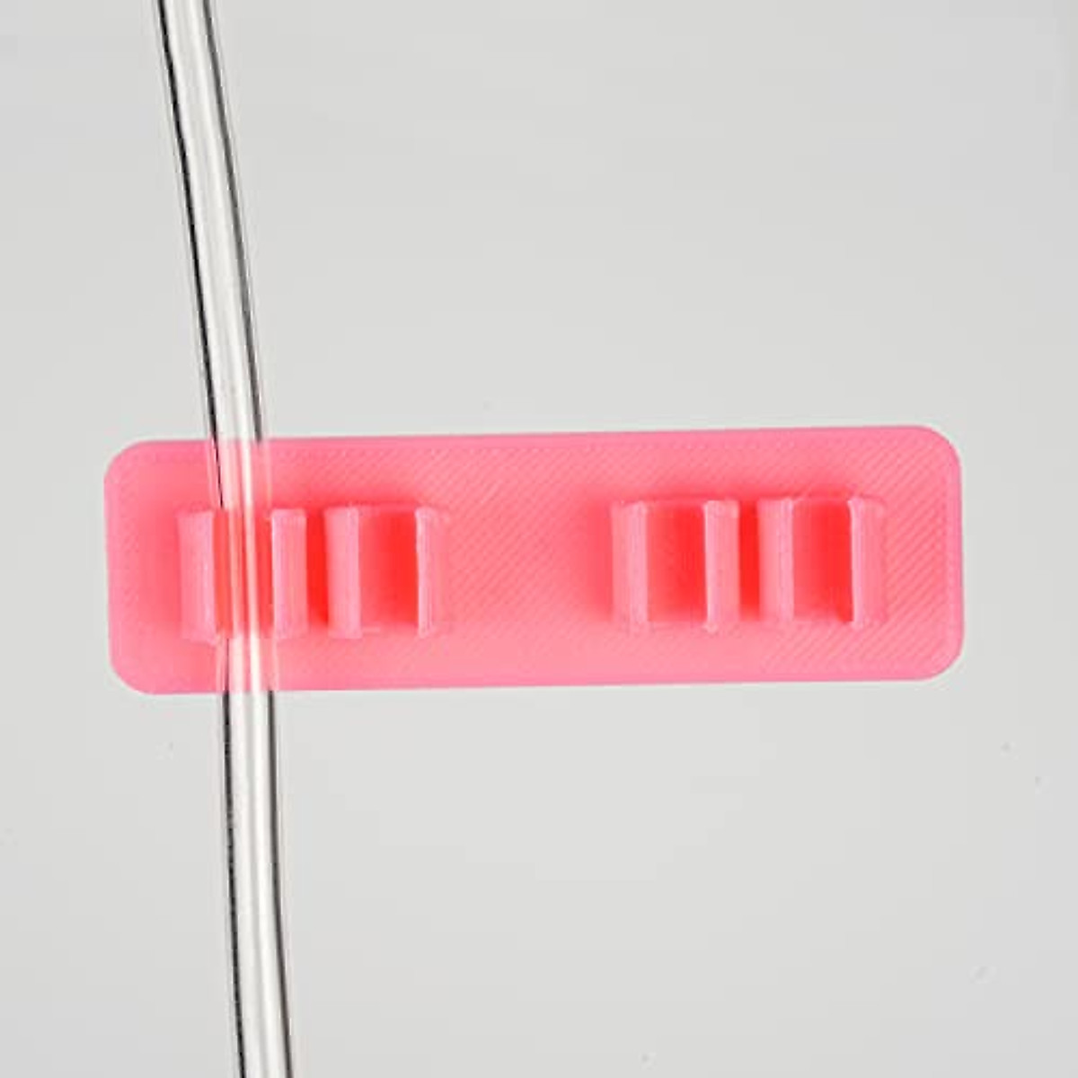 LUAATT Breast Pump Hose Holder,2 Pack Universal Electric Breast Pump 0.2 " Tube Holder,Essential Tube Organizer for Spectra Pump(Pink)