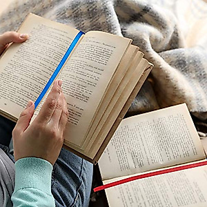 3 Pieces Bible Ribbon Bookmark Ribbon Markers Artificial Leather Bookmark with Colorful Ribbons for Books