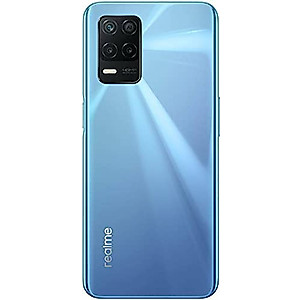 Realme 8 5G + 4G Volte GSM Unlocked Global USA Latin Europe Octa Core 48MP Triple Camera (NOT Verizon/Boost/CDMA) (Blue Supersonic, 128+8GB)