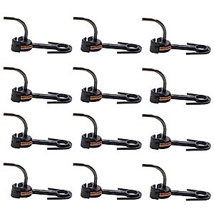 Yamix 12Pcs Model Trains HO Scale Couplers 20mm E-Z Mate Knuckle Couplers for HO 1:87 Scale Model Trains