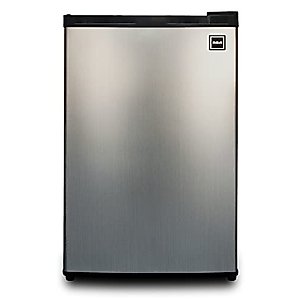 RCA 465 RFR441/RFR465 RFR441 Compact Fridge, 4.5 Cubic Feet, Stainless Steel