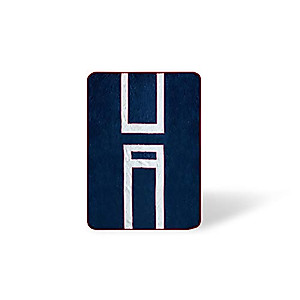 JUST FUNKY My Hero Academia U.A. Academy Logo Anime Fleece Throw Blanket | Boku No Hero Academia Soft Blankets and Throws | Official My Hero Academia Throw Blankets | Measures 60 x 45 Inches