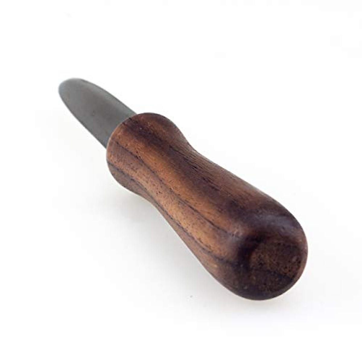 Sabo Personalized Oyster Shucking Knife Custom Engraved Clam Knife with Stainless Steel Blade and Wooden Handle Grip Set of 4