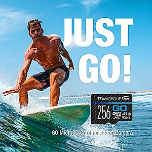 TEAMGROUP GO Card 512GB Micro SDXC UHS-I U3 V30 4K for GoPro & Drone & Action Cameras High Speed Flash Memory Card with Adapter for Outdoor, Sports, 4K Shooting, Nintendo-Switch TGUSDX512GU303