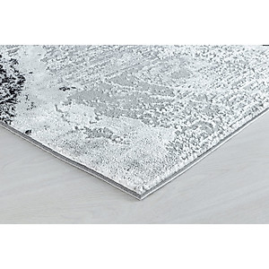 GLORY RUGS Modern Abstract Area Rug 8x10 Beige Cream Large Rugs for Home Office Bedroom and Living Room