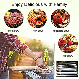 Criditpid 22.5'' 7536 Flavorizer Bars Compatible for Weber Spirit 300 E310 E320 S310 S320, Spirit 700, Weber 900, Genesis Silver B C, Genesis Gold B C, Stainless Steel Flavor Bars for Weber 7537 65903