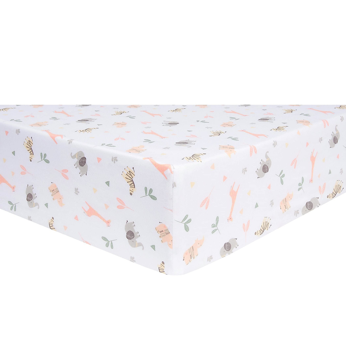 Trend Lab Sweet Jungle 3 Piece Crib Bedding Set, Includes Nursery Quilt, Fitted Crib Sheet and Crib Skirt